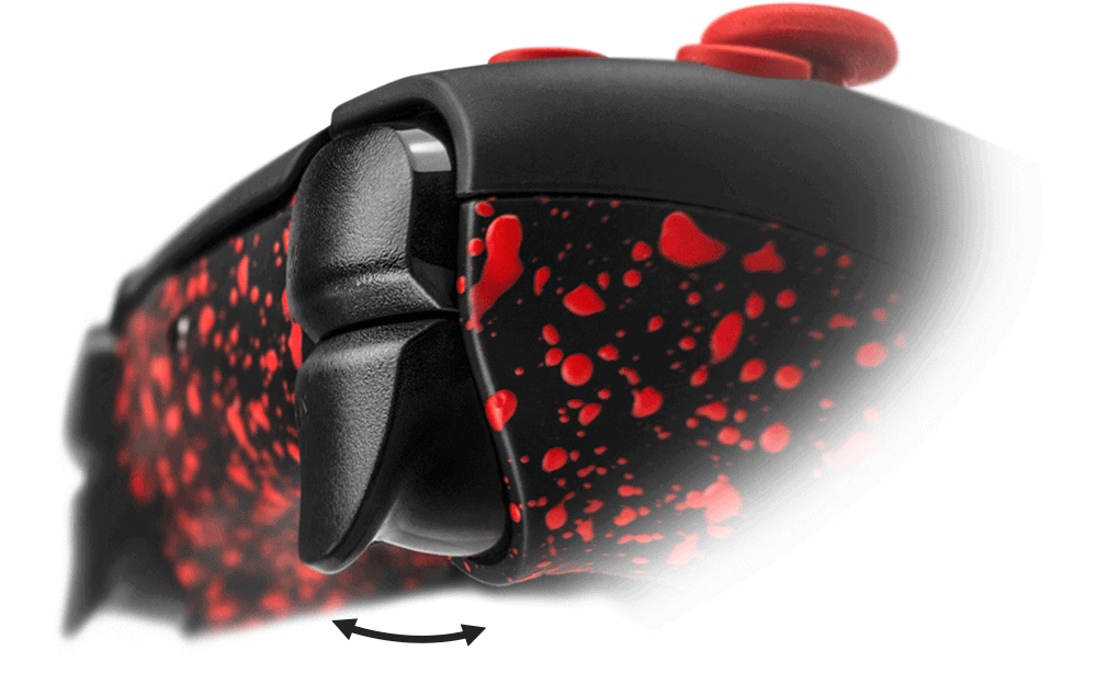 Aim Digi Camo Red PS5 Controller - AimControllers