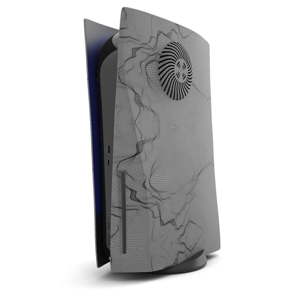 AIM Grid Grey Funda para consola PS5 - Aimcontrollers