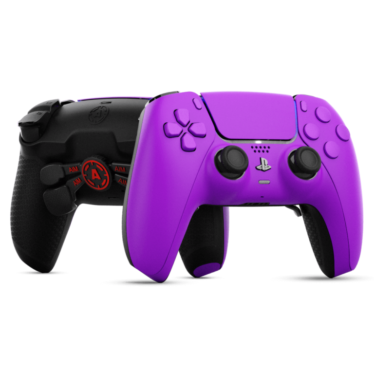 Purple Matte PS5 Aim Controller - AimControllers