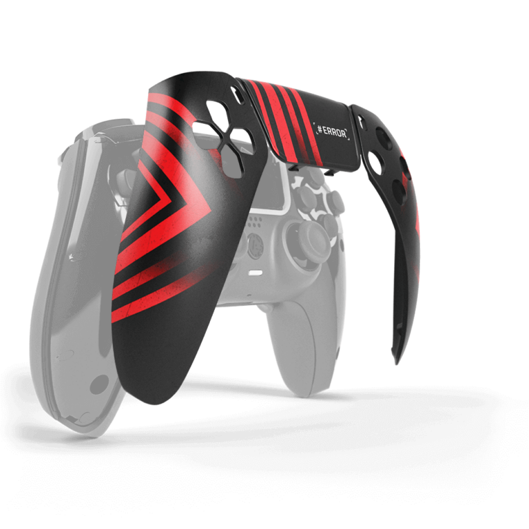 PS5 Arrow Red Snap Panel - AimControllers